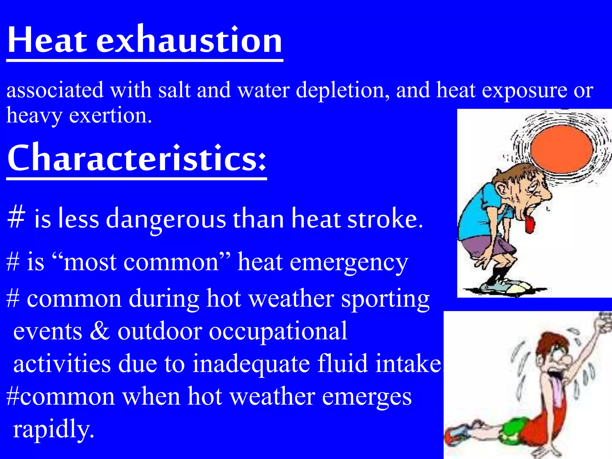 First Aid for Heat emergencies | PPT