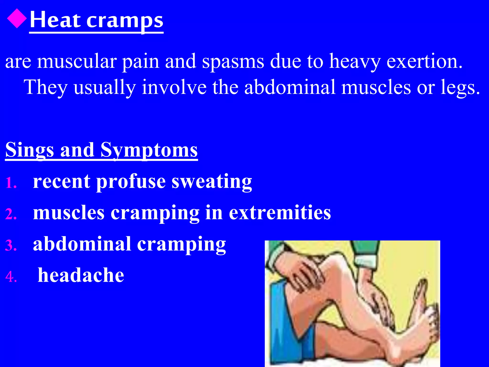 First Aid for Heat emergencies | PPT