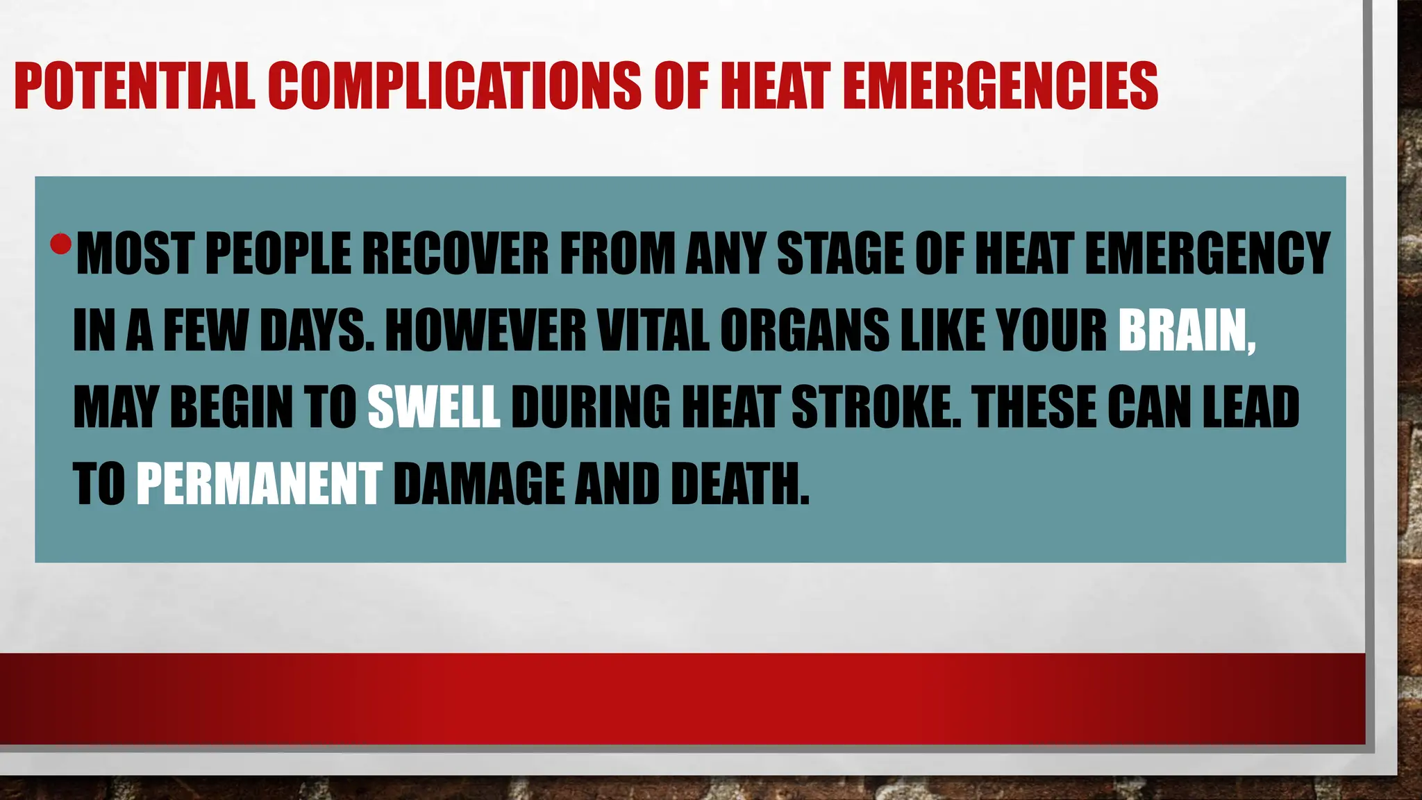 Most common HEAT EMERGENCIES and their management.pptx