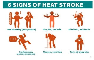 Heat emergencies (ayoub) | PPTX | First Aid | Injuries