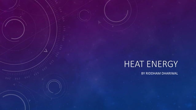 Heat energy | PPT