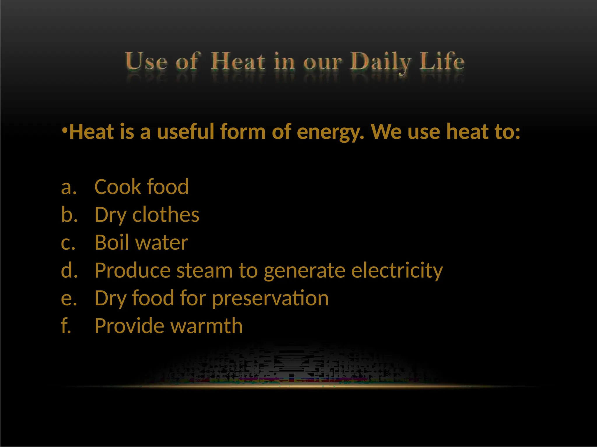Heat Energy General Science PowerPoint Presentation | PPTX