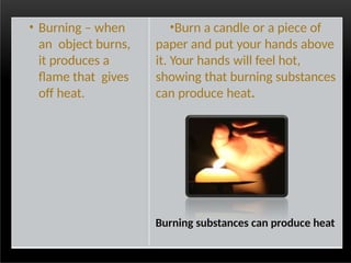 Heat Energy General Science PowerPoint Presentation | PPTX