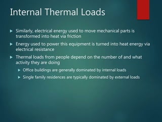 Heat energy flows in buildings | PPTX
