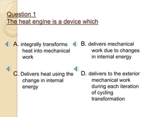 Heat engine .test