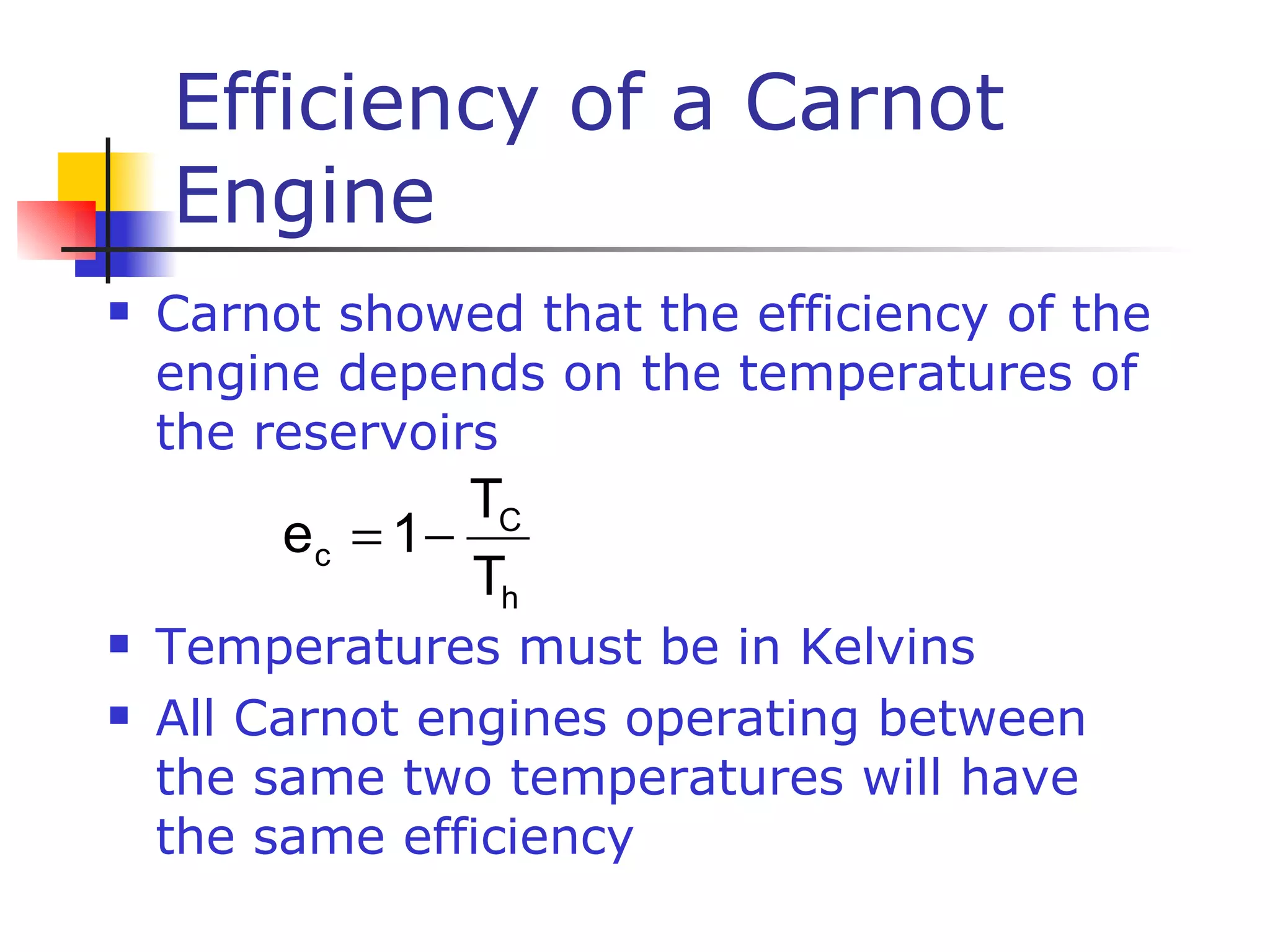 Heat engine 2nd law | PPT