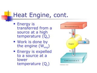 Heat engine 2nd law | PPT
