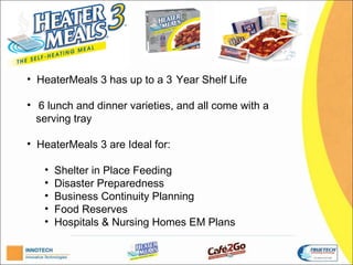 HeaterMeals: Our Products | PPT