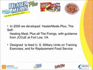HeaterMeals: Our Products | PPT