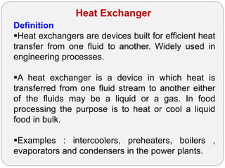 Heat Exchange | PPTX | Chemistry | Science