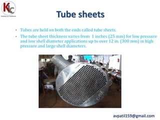 Heat exchanger: Shell And Tube Heat Exchanger | PPTX