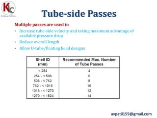 Heat exchanger: Shell And Tube Heat Exchanger | PPTX