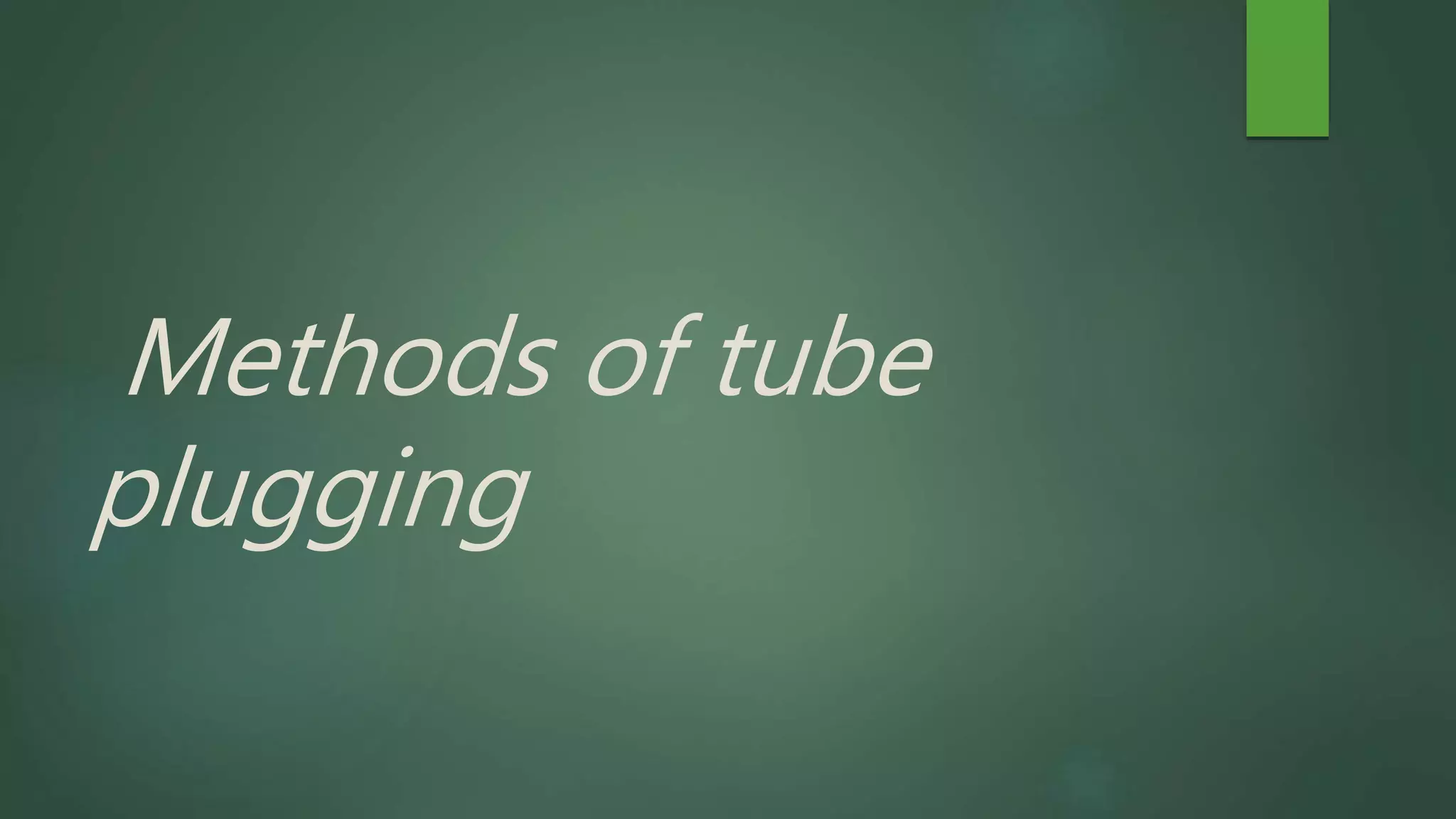 Heat exchanger types and hydro testing | PPTX