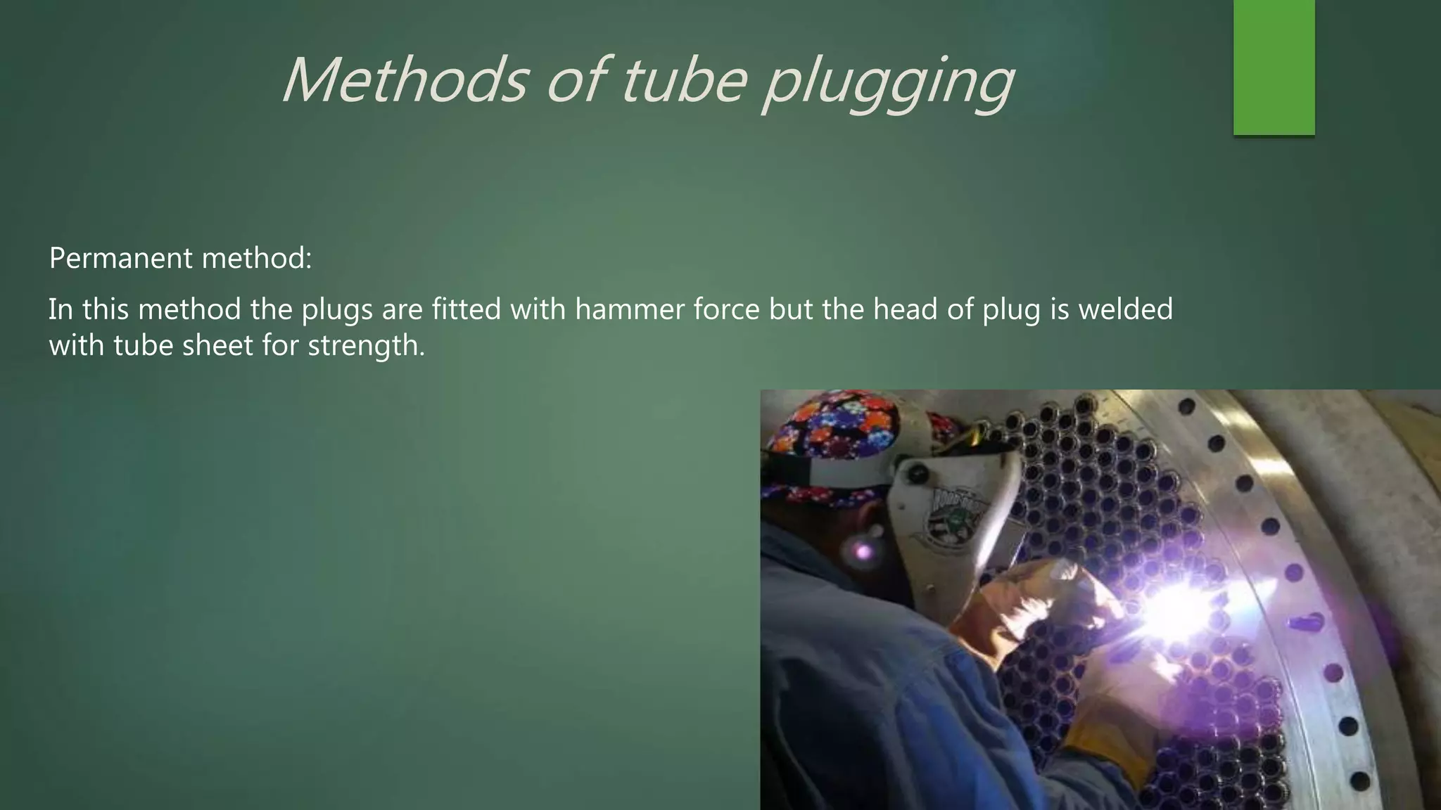 Heat exchanger types and hydro testing | PPTX
