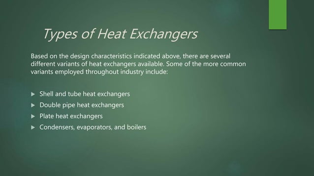 Heat exchanger types and hydro testing | PPTX | Physics | Science