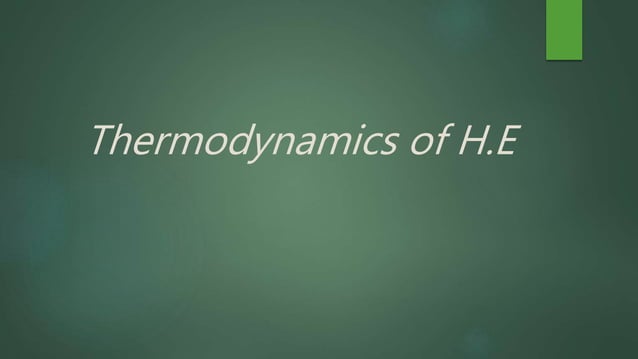 Heat exchanger types and hydro testing | PPTX | Physics | Science