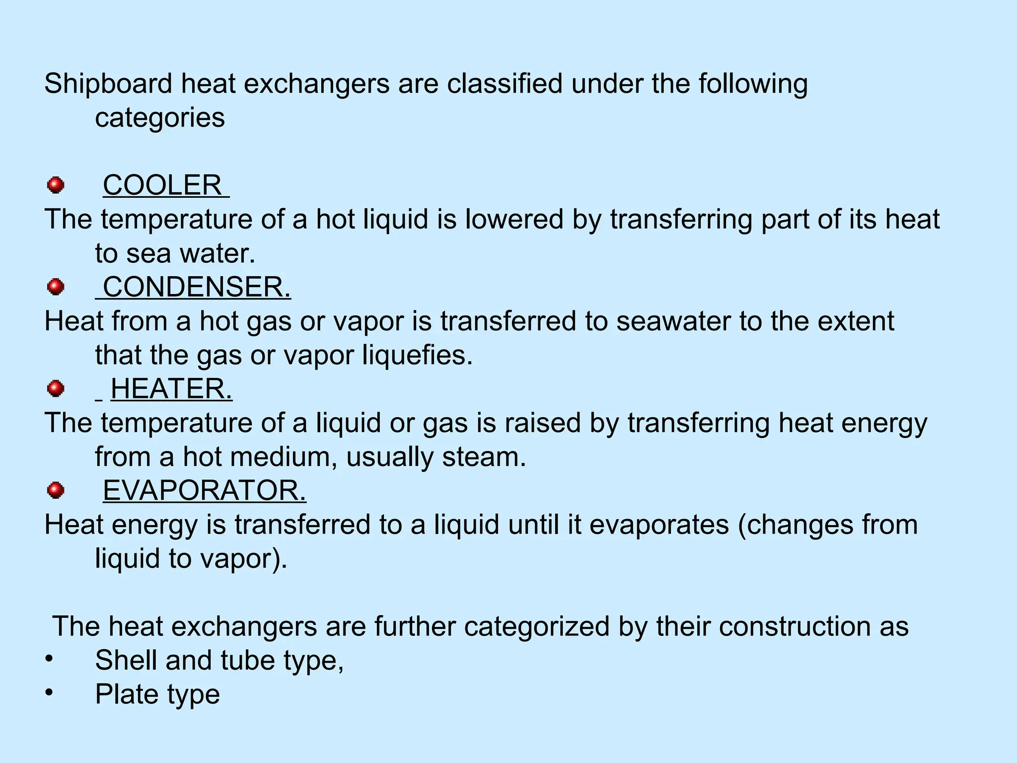 HEAT EXCHANGER Tube heat exchangers and floating head heat exchangers.ppt