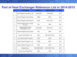 Heat exchanger - Sinom Group | PPT