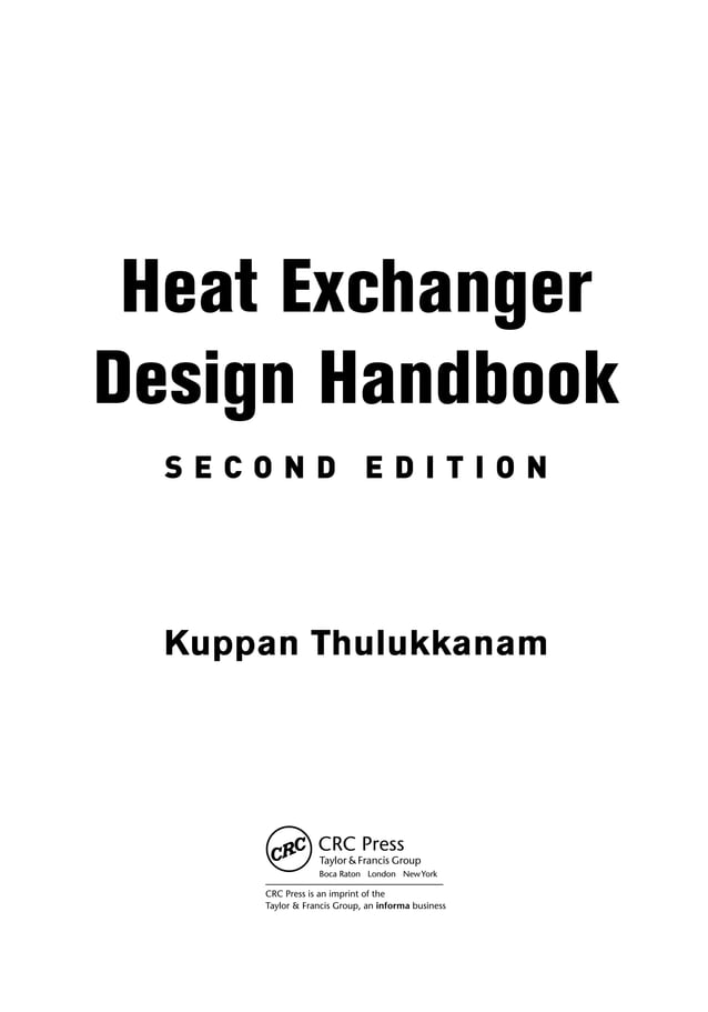 Heat exchanger design handbook | PDF Heat exchanger design handbook | PDF