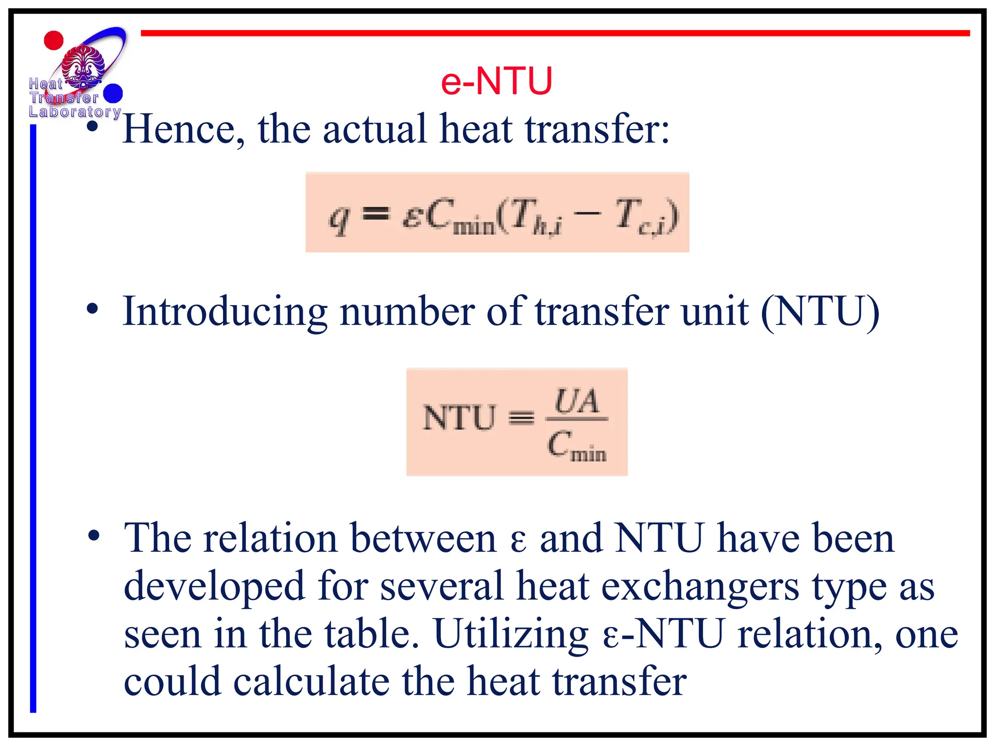Heat Exchanger Methodology Design LMTD-eNTU | PPT
