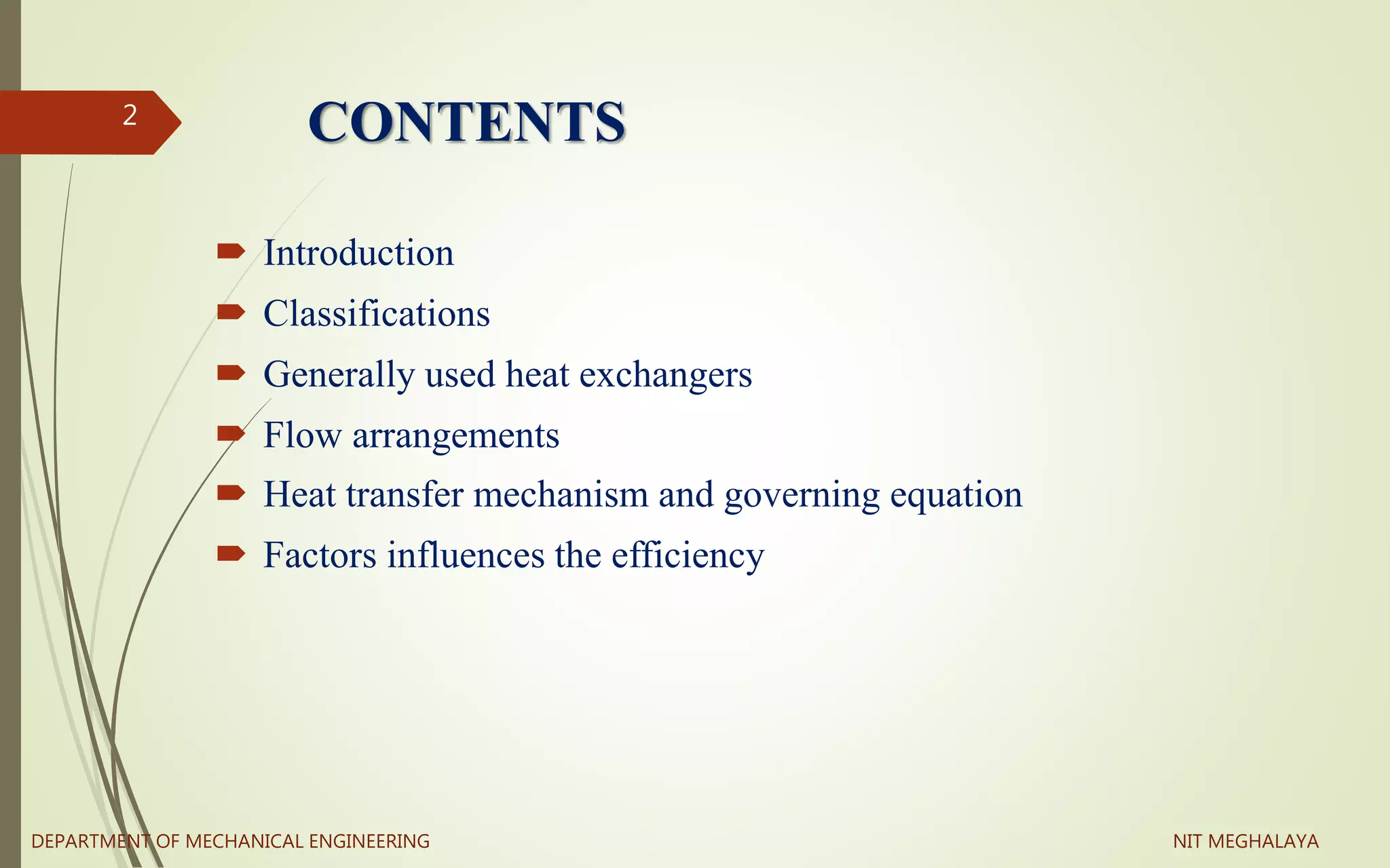 Heat exchanger presentation | PPTX