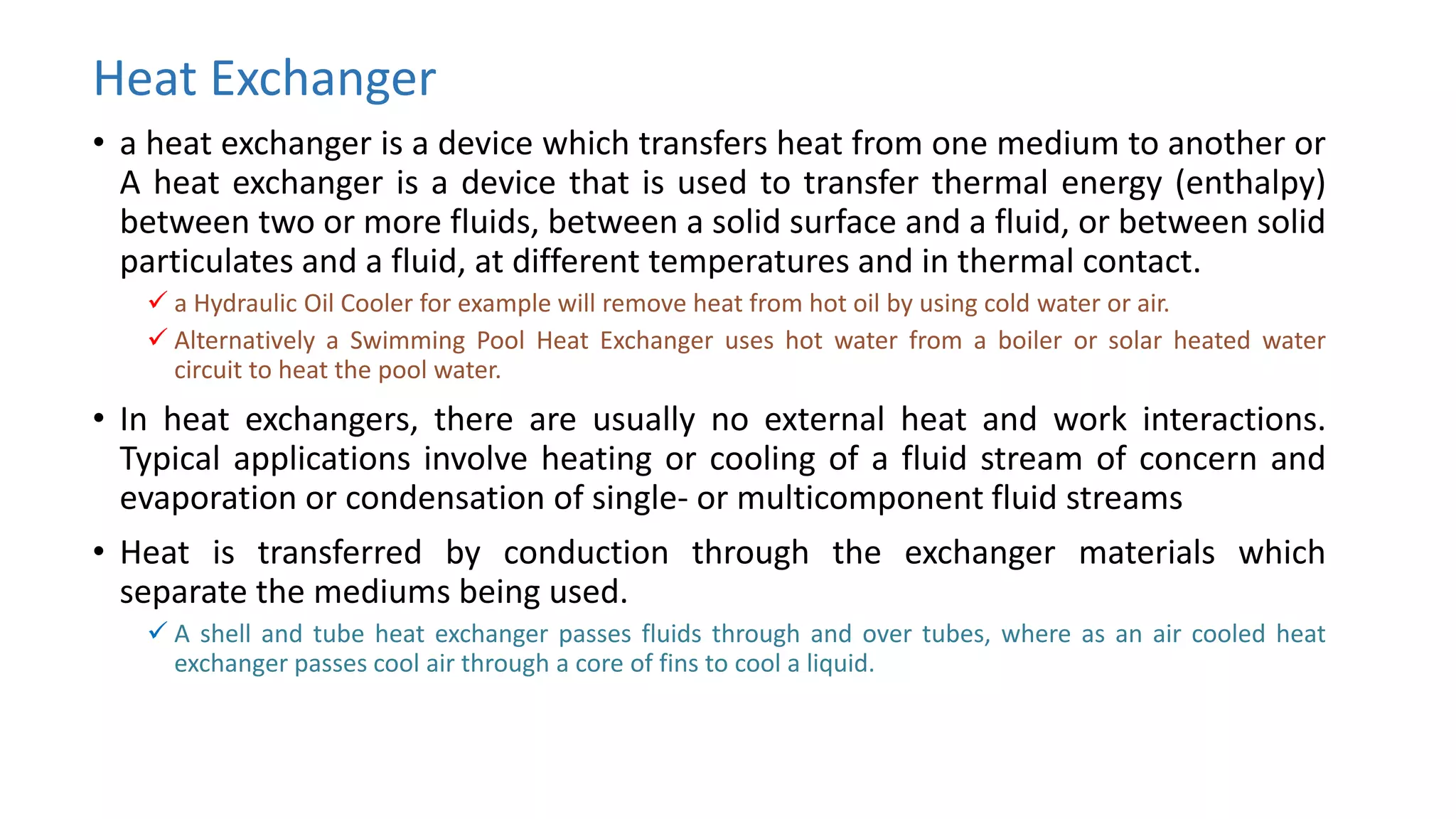 HEAT EXCHANGERS.pptx | Physics | Science