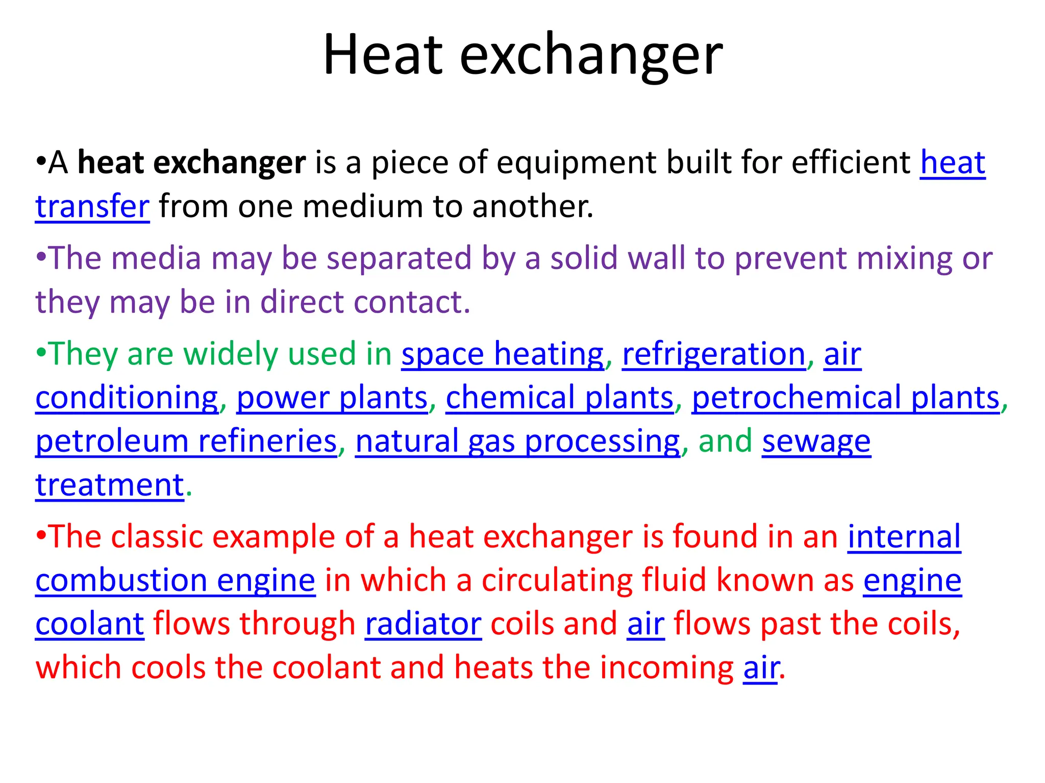 Heat Exchangers, Its types and classifications. functioning of each type | PPTX