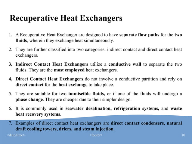 Heat Exchangers & its types & classifications | PPTX | Physics | Science