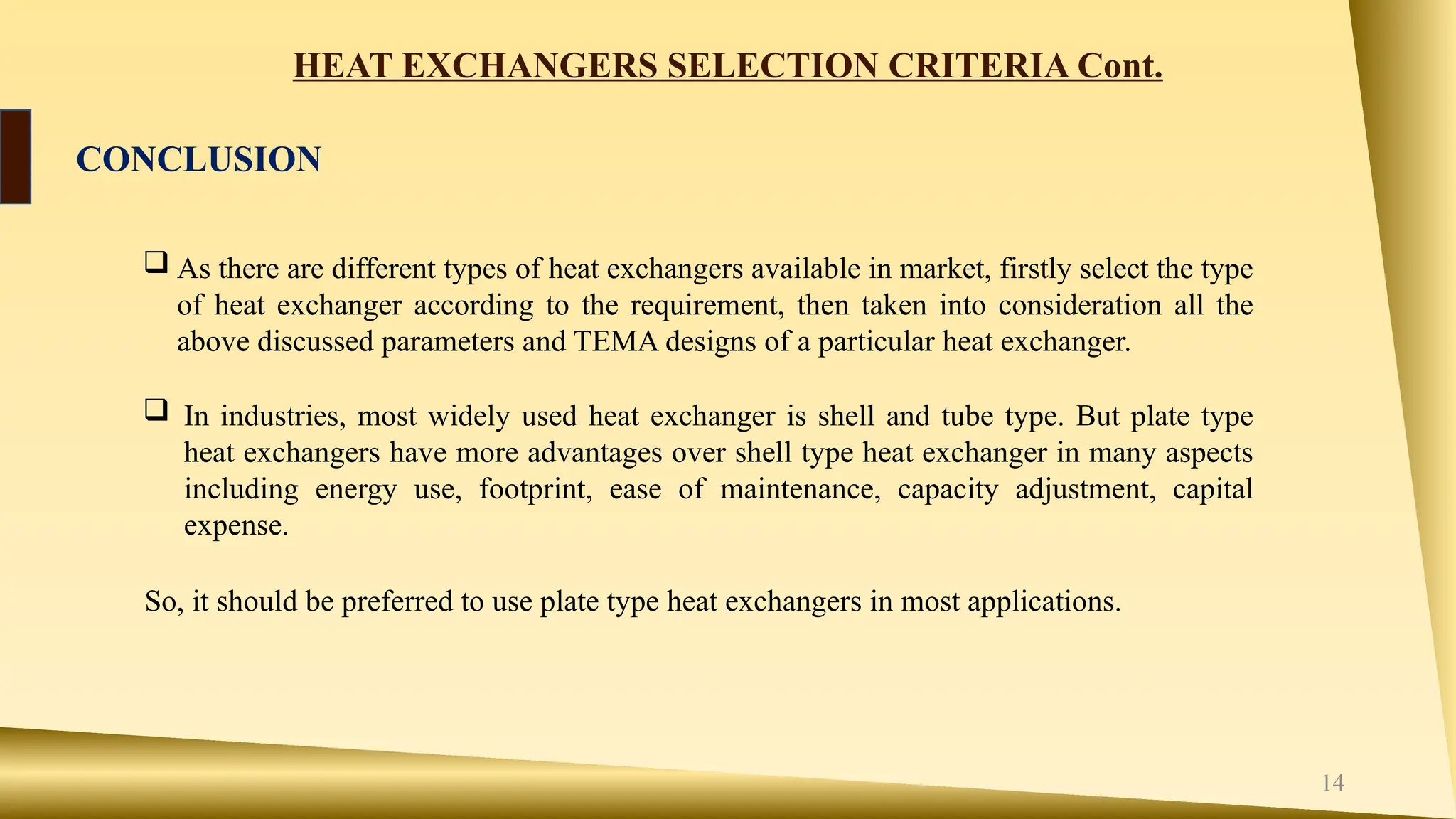 Heat Exchangers Selection Criteria. HH.pptx