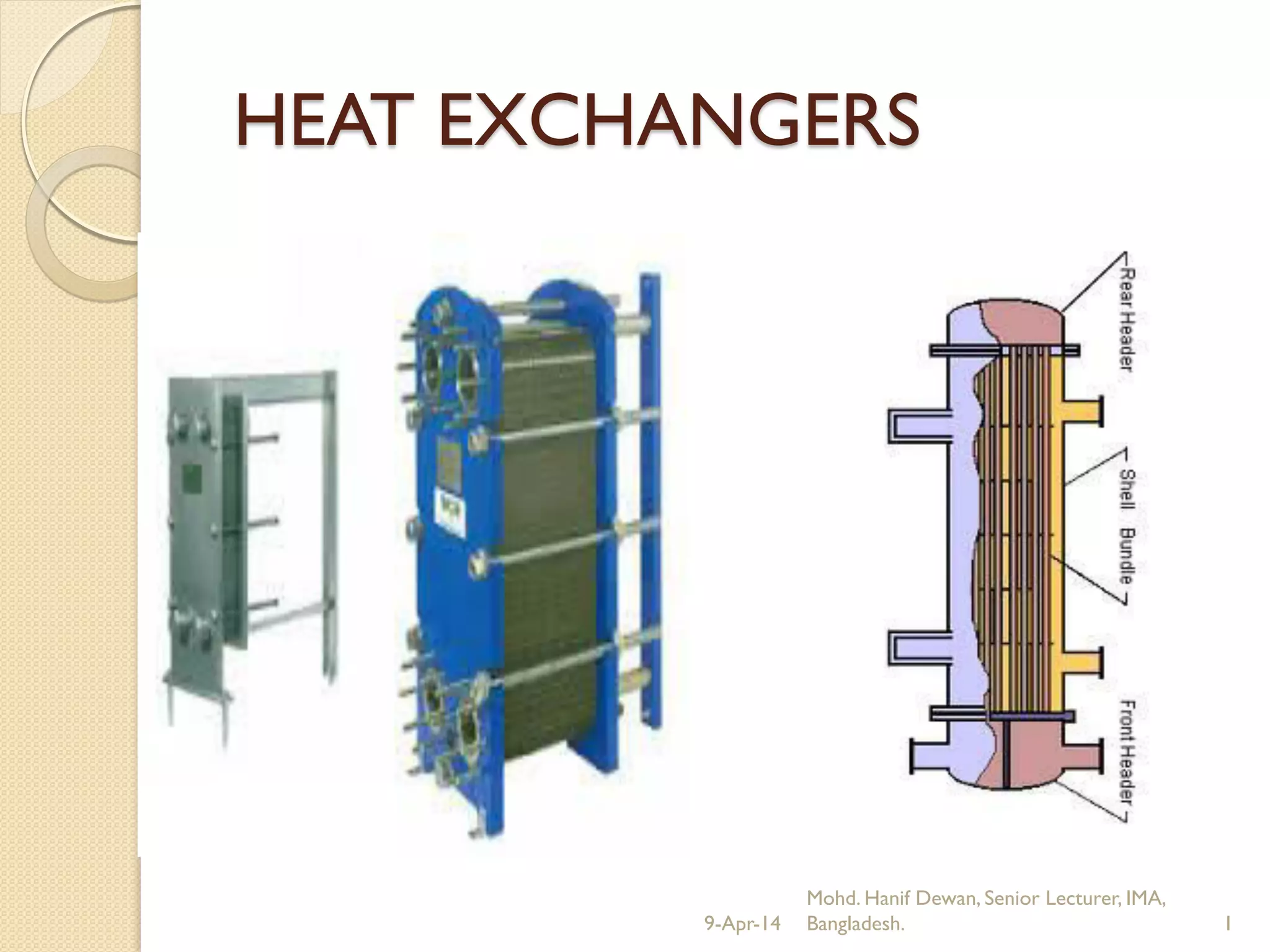 Heat Exchangers by Hanif Dewan | PDF