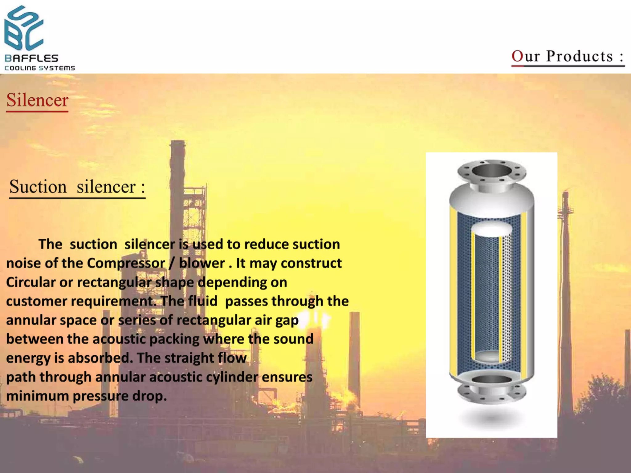 Heat Exchanger & Silencer By Baffles Cooling Systems, Coimbatore | PDF