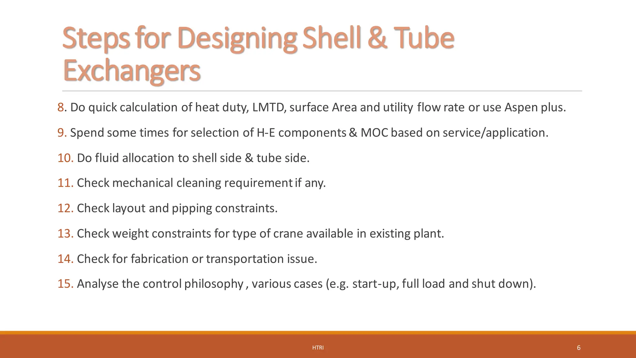 Presentation on Heat exchnager with HTRi | PDF