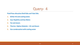 Presentation on Heat exchnager with HTRi | PDF