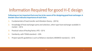Presentation on Heat exchnager with HTRi | PDF