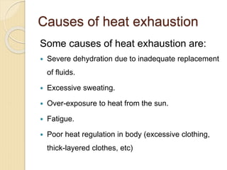 Heat exhaustion........................... | PPT