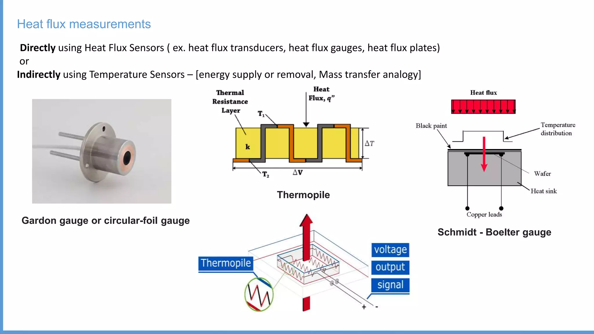 Heat flux measurements | PPTX