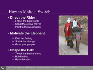 Chip and Dan Heath - Switch: How to Change When Change is Hard | PPTX