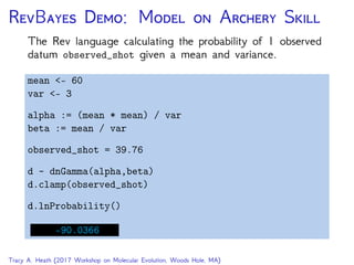 Integrative Bayesian Analysis in RevBayes | PDF | Genetics | Science