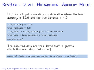 Integrative Bayesian Analysis in RevBayes | PDF | Genetics | Science