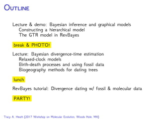 Integrative Bayesian Analysis in RevBayes | PPT