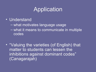 Heather Code Switching | PPS