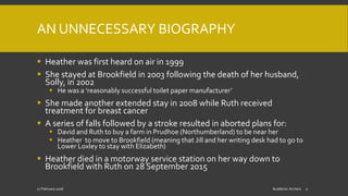 Heather Pritchard - an everyday story of inadequate social care? | PPT