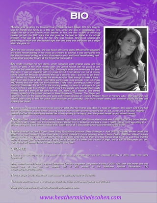 Heather Michele Cohen Press Kit | PDF