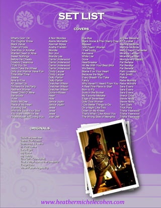 Heather Michele Cohen Press Kit | PDF | Country Music | Music