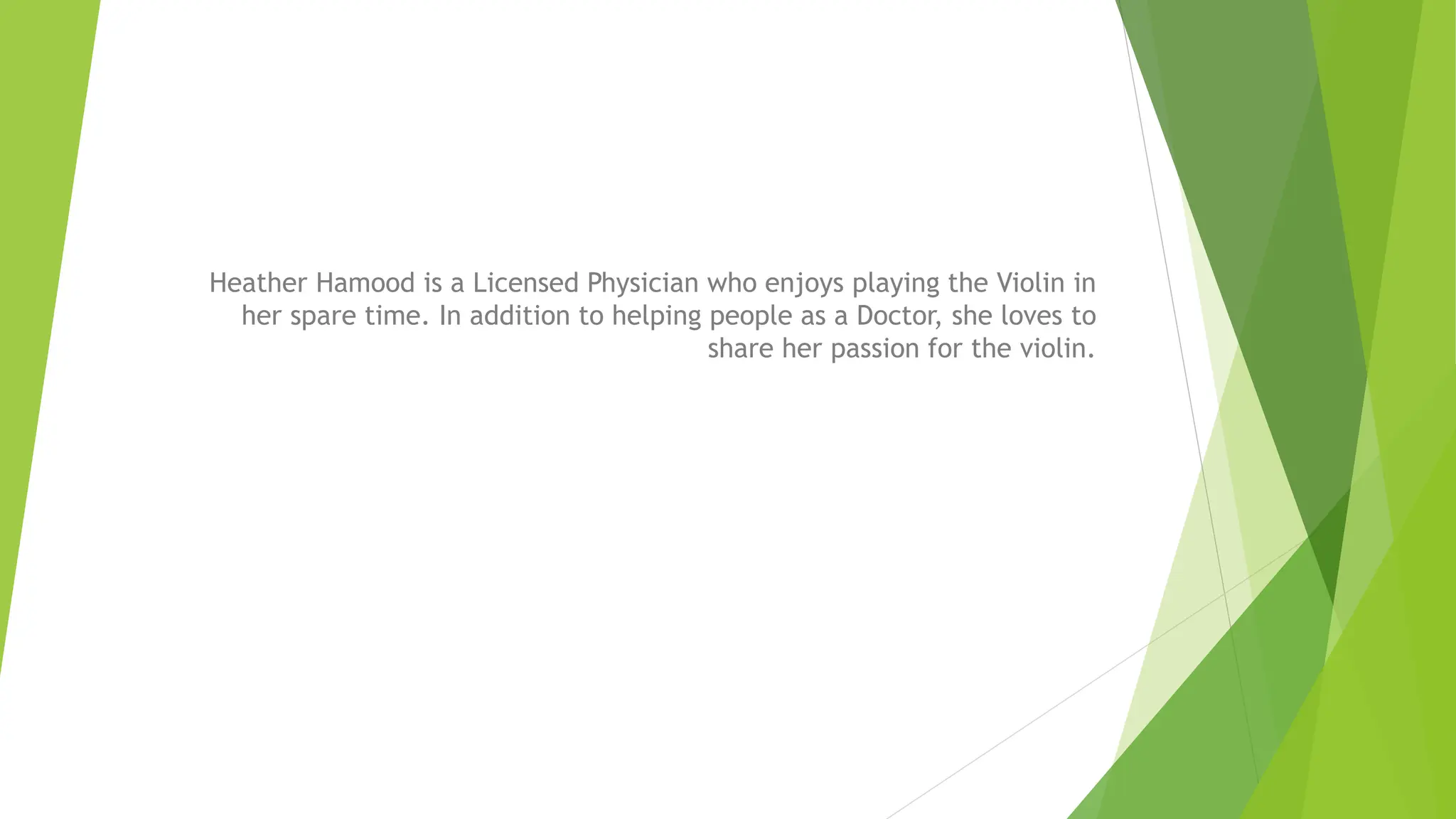 Heather Hamood is a Licenseds Physicians | PDF