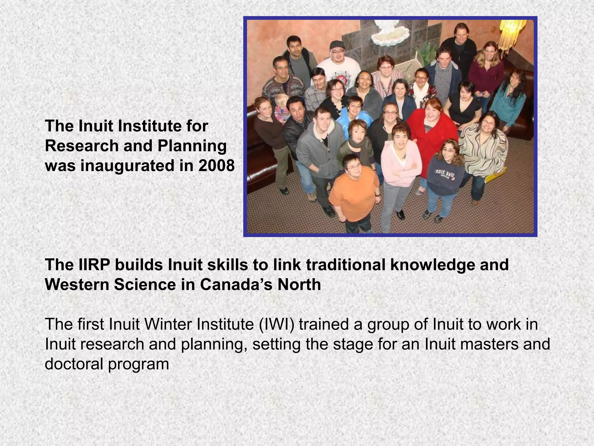 Heather Ochalski: Bridging Inuit Knowledge with Western Science | PPT