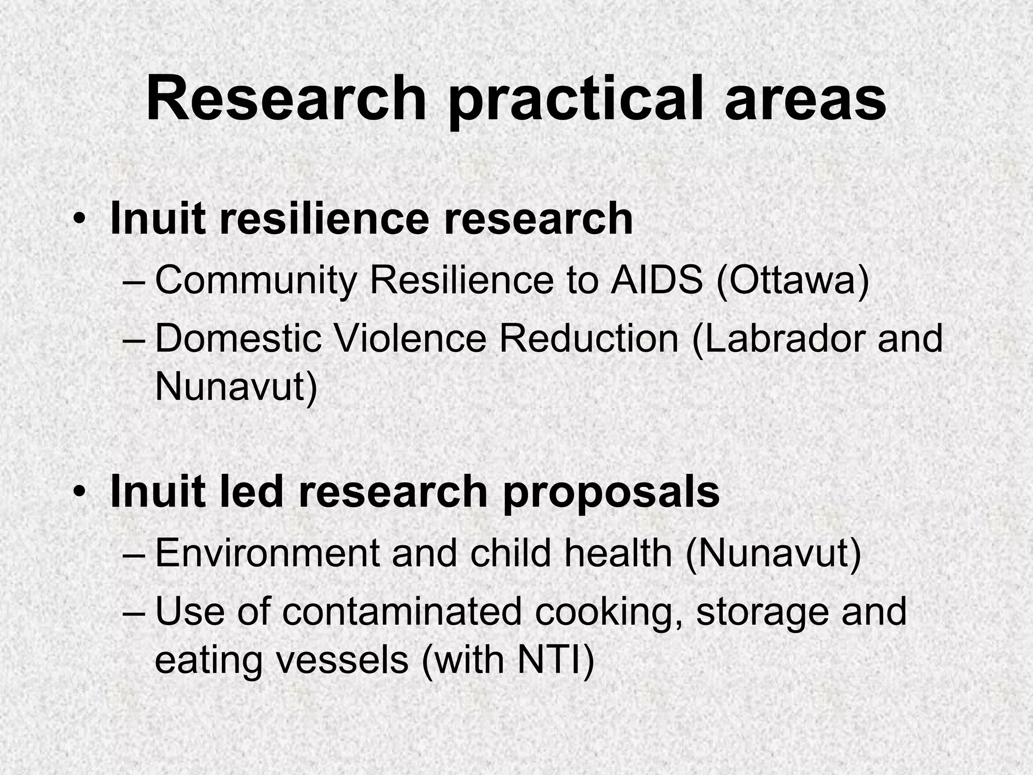 Heather Ochalski: Bridging Inuit Knowledge with Western Science | PPT