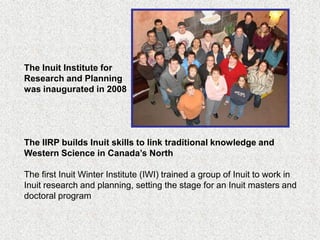 Heather Ochalski: Bridging Inuit Knowledge with Western Science | PPT