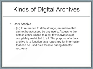Digital History Class Presentation | PPTX