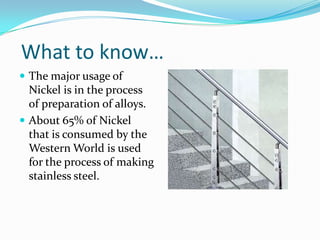 Chemistry: Nickel Project | PPTX